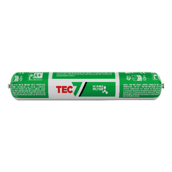 Tec7, Transparent MS-polymer lim/fugemasse hvit, 400 ml – BoatLab